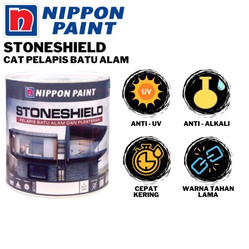Jual Cat Batu Alam/Batu Candi Nippon Paint Stone Shield 1kg - Clear ...