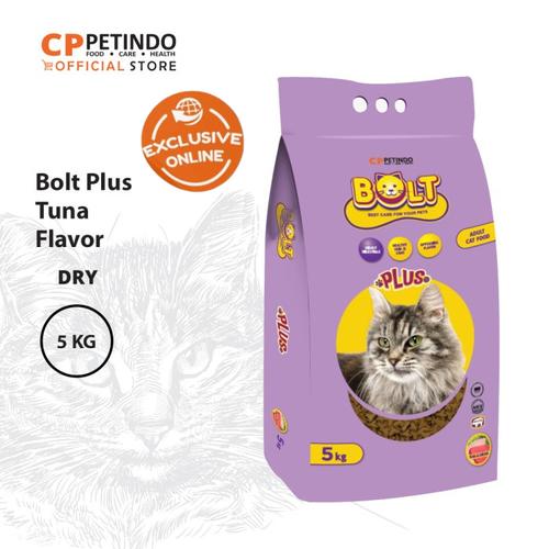 Jual Bolt Plus Makanan Kucing Tuna Flavor Dry Food Adult Cat - 5kg ...