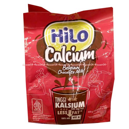 Jual Hilo Calcium 10sachet Belgian Chocolate Milk Susu Coklat Bubuk ...