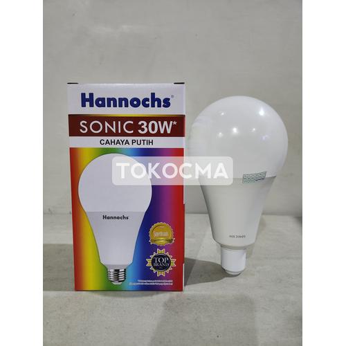 Promo Lampu Bohlam LED Sonic 30w 30watt Hannochs CoolDayLight - Cahaya ...