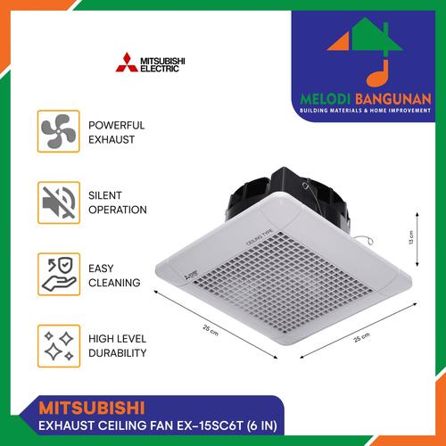 Jual Mitsubishi - Kipas Ventilasi + Exhaust Fan + Hexos Ex 15Sc6T ...