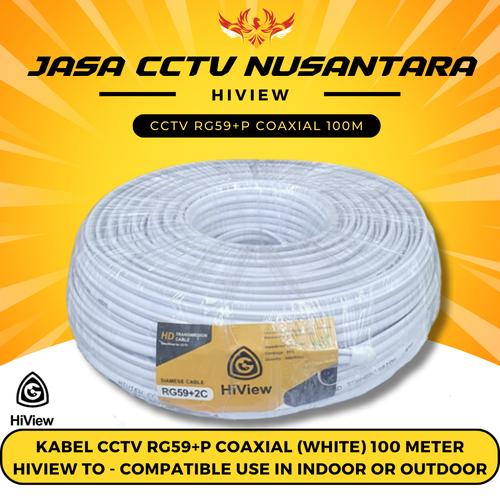 Jual KABEL CCTV RG59+P COAXIAL (WHITE) 100 METER HIVIEW - Jakarta Utara ...