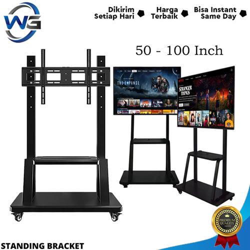Jual bracket braket tv standing untuk ukuran 32 40 43 49 50 55 60 65 75 ...