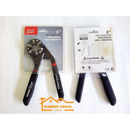 Jual TANG PEMBUKA BAUT MUR 6" INCH UNIVERSAL HEX WRENCH 12MM -12MM ...