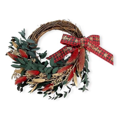 Jual Wreath Bunga Kering 15cm Hiasan Gantungan Pintu Dekorasi Pohon ...