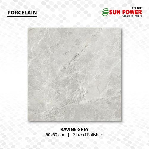 Jual Granit Lantai - RAVINE GREY 60x60 | Lite Series | Sun Power - Kab ...