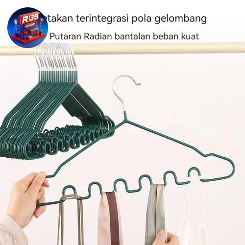 Jual R135 Gantungan Baju Celana Hanger Zig-zag Gelombang Kawat Stainless - Pink - Jakarta Barat ...