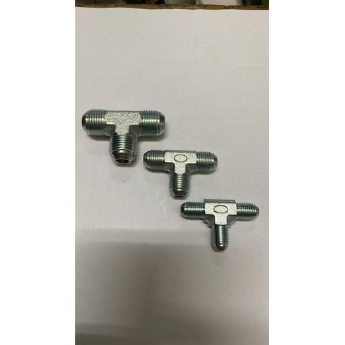 Jual Tee nepel hidrolik 1/4" jic x 1/4" jic x 1/4" jic drat male / T ...