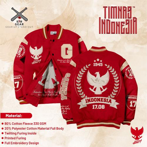 Jual Varsity Jacket / Varsity seri Garuda / Varsity TIMNAS - M - Kota ...