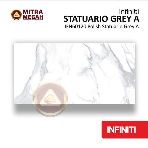 Jual KERAMIK GRANIT INFINITI 60X120 POLISH STATUARIO GREY A - Kab ...