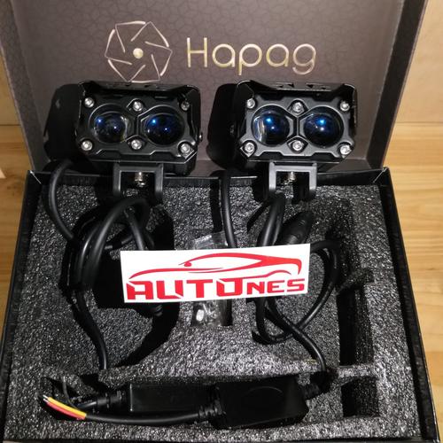 Jual LAMPU TEMBAK SOROT LASER LED HAPAG 2 MATA EXTREME BRIGHT 50 WATT ...