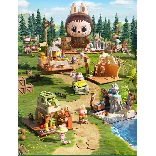 Jual POPMART LABUBU THE MONSTERS FOREST SECRET BASE SERIES BUILDING ...