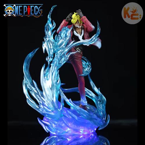 Jual Action Figure LED Sanji Ifrit Jambe Vinsmoke One Piece Vs Queen ...
