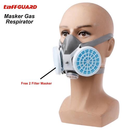 Jual Masker Gas Respirator Half Face Lab Kimia Safety Mask Industrial ...