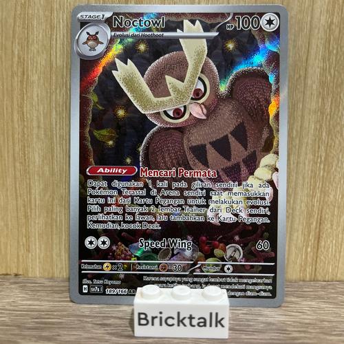 Jual Kartu Pokemon TCG sv7s Noctowl AR 189/166 Trading Card Game Bahasa ...