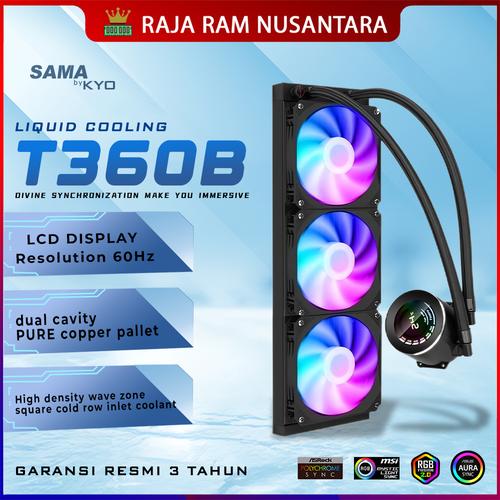 Jual KYO SAMA T360B ARGB AIO Liquid Cooling 360mm AIO 360 GARANSI RESMI ...
