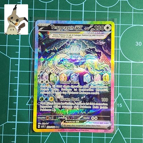 Jual Terapagos EX SAR Bimbingan Rasi kartu pokemon tcg indonesia ...