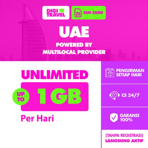 Jual DIGI TRAVEL Sim Card Dubai UAE Unlimited | Simcard Dubai UAE Unlimited - Jakarta Timur ...