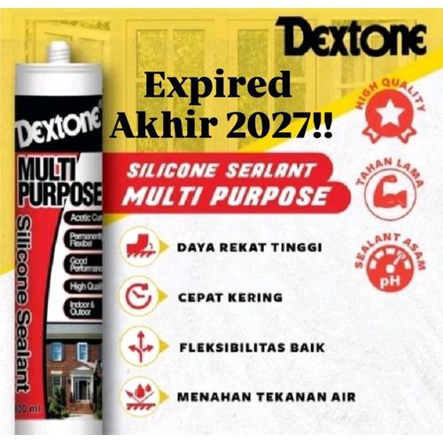 Jual Lem Sealant Botol White Dextone / Lem Kaca Putih Dextone / lem ...