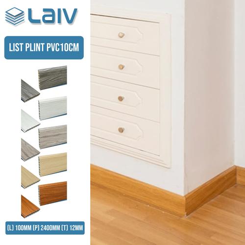 Promo LAIV List Plint Lantai PVC 10cm 8cm Lis Tembok Parkit Plank WPC ...