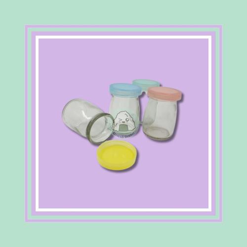 Promo PUDDING BOTTLE - 100 ML tempat wadah botol kaca puding agar-agar ...