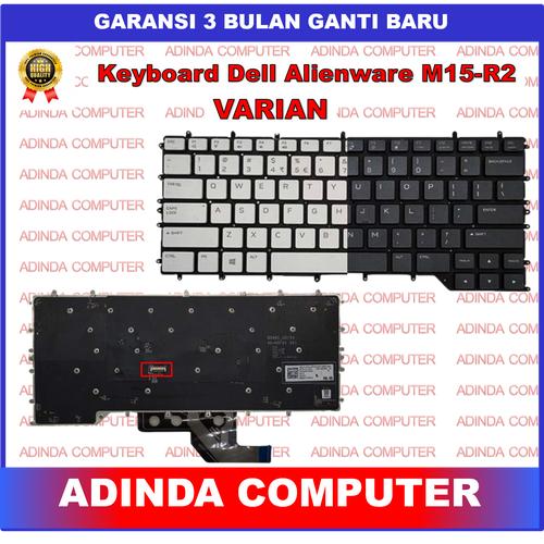 Jual Keyboard Dell Alienware M15 R2 R3 R4 White RGB Backlight Backlite ...