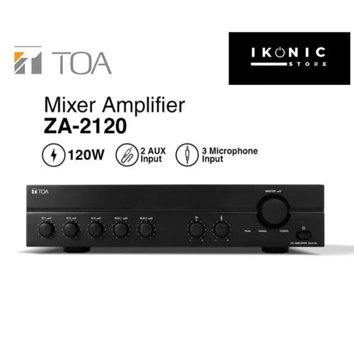 Jual IKONIC TOA ZA 2120 Power Amplifier Mixer Ampli TOA 120 Watt ...