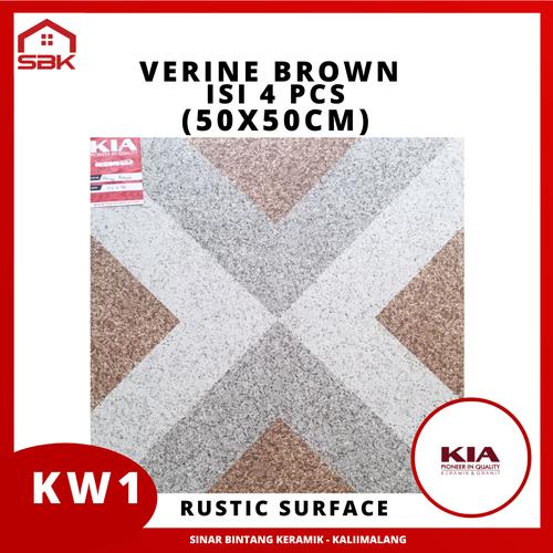 Jual Keramik Lantai 50x50 Verine - Brown - Jakarta Timur - Sinar ...