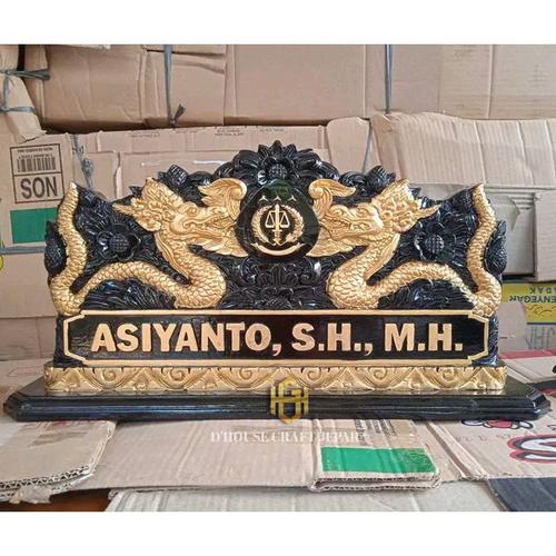 Jual Papan Nama Naga Kembar Papan Nama Jabatan Menteri Gubernur DPR ...