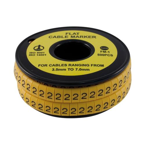 Jual Kabel Marker / KSS Flat Cable Marker Type FM-1 untuk ukuran kabel ...