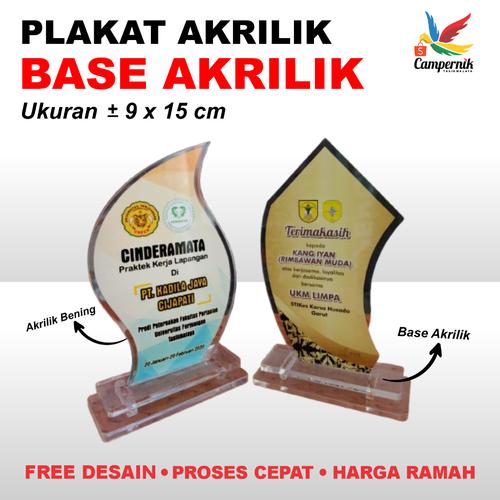 Jual PLAKAT AKRILIK BASE AKRILIK / DESAIN CUSTOM / CINDERAMATA SEKOLAH ...