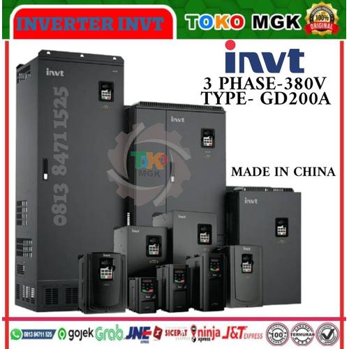 Jual INVERTER INVT GD200A-185G-4 185KW / 380V 3PHASE - GD 200A 185KW 3PHASE - Jakarta Pusat ...