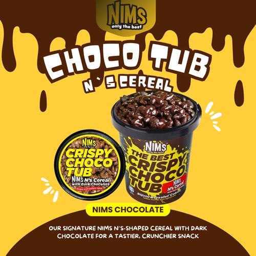 Jual Nims Choco Crispy Tube NS Cereal with Dark Chocolate Cokelat ...