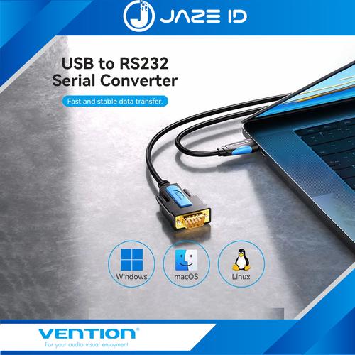Jual Vention USB to RS232 DB9 Parallel Com Serial Adapter 9 Pin - C02 ...
