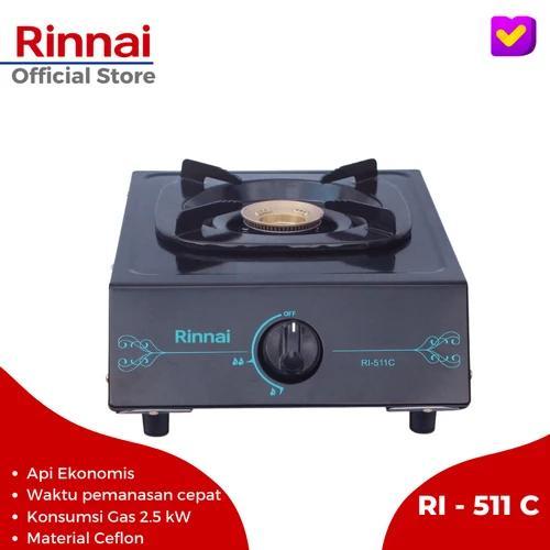 Jual Rinnai Kompor Gas 1 Tungku RI-511 C Original Official Store ...