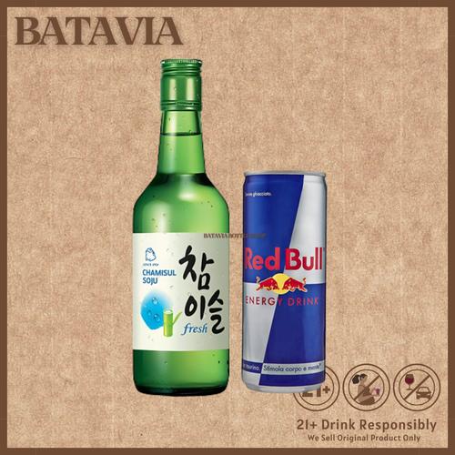 Promo Paket Soju Jinro Chamisul Original 360ml + 1 Red Bull - Jakarta ...
