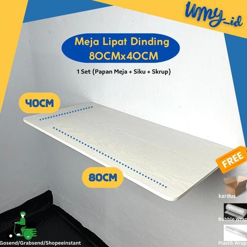 Jual MEJA LIPAT DINDING 80 X 40 SATU SET/ MEJA KOMPUTER / MEJA BELAJAR ...