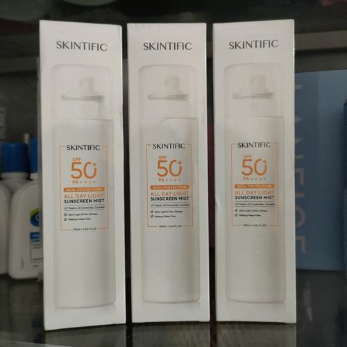 Jual SKINTIFIC All Day Light Sunscreen Mist SPF50 PA++++ Body Spray 120ml - Jakarta Timur ...