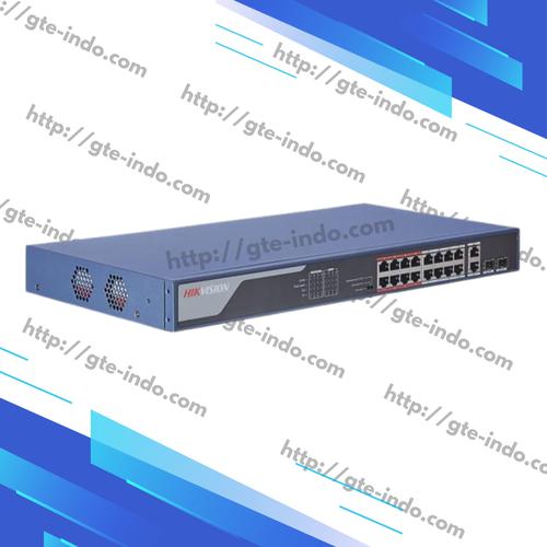 Jual Hikvision PoE Switch 16 Port DS-3E0318P-E - Pro Series Long-Range Unmanaged PoE Switch ...