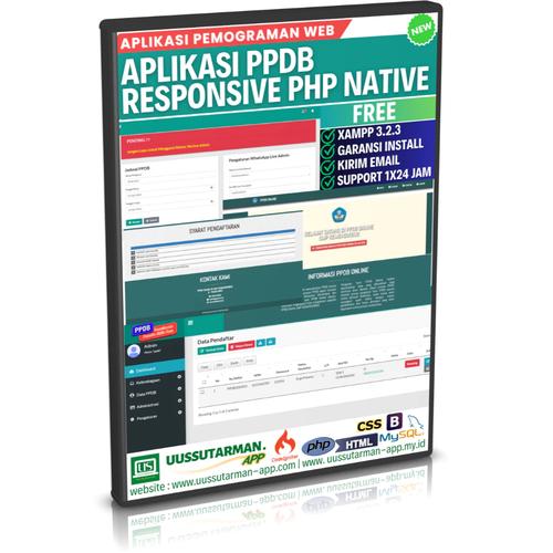 Jual software Aplikasi PPDB Sekolah berbasis web - php Native fitur laporan lengkap - Jakarta ...