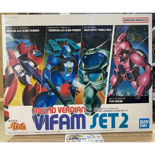 Promo BANDAI GUNPLA MODEL KIT ROUND VERNIAN VIFAM SET 2 ROBOT SKALA ...