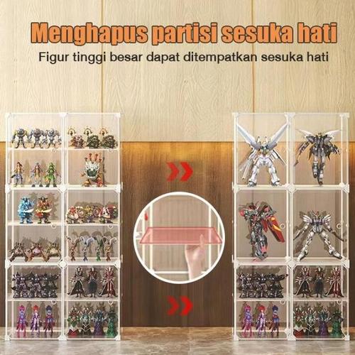 Jual Action Figure Display Box / Box Display Rak Mainan Gantung Box Rak ...