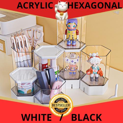 Jual Acrylic HEXAGONAL Cover Pelindung Pop Mart Toy Acrylic Tumpuk ...