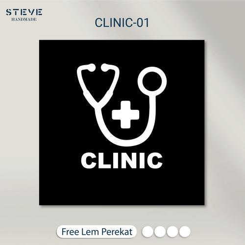 Jual Sign Board Clinic | Papan Tanda Clinik Label Akrilik Sign Board ...