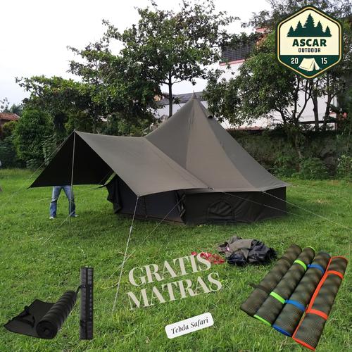 Jual Tenda Glamping | Tenda sapari | Tenda Safari Diameter 4 meter - Kab. Bandung - ASCAR ...