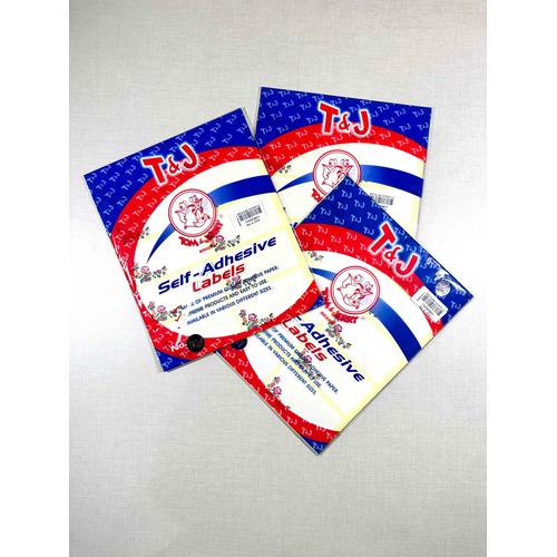 Jual KERTAS LABEL T&J MOTIF 121 / STIKER NAMA / STIKER LABEL HARGA ...