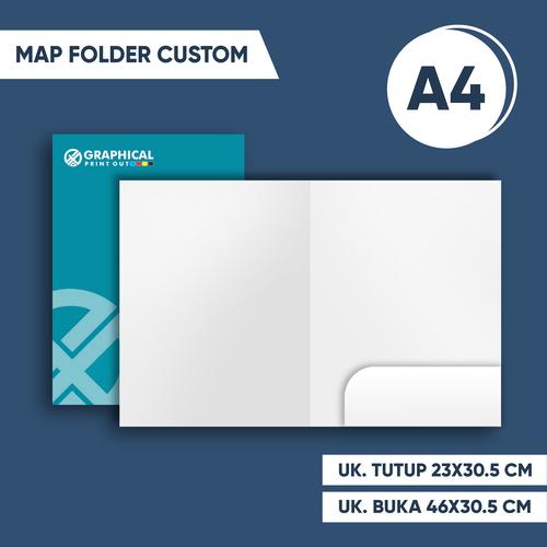 Jual Cetak Map Folder Custom / Map Berkas Ukuran A4 - TANPA LAMINASI, 2 SISI - Kota Bandung ...