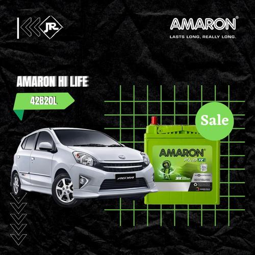 Jual AKI KERING AMARON HI-LIFE 42B20L AKI MOBIL, JAZZ, BRIO, FREED, CALYA, SIGRA, RAIZE, AYLA ...