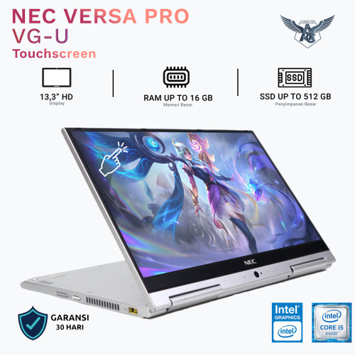 Jual Laptop Second/Murah NEC VERSAPRO VG-U Yoga Touchscreen Core I5 Gen ...