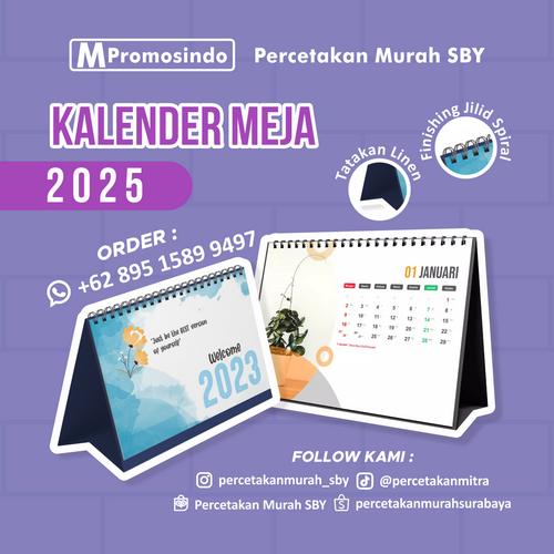 Jual KALENDER MEJA UKURAN 15X21 6 LEMBAR CUSTOM FULL JILID SPIRAL AP210 ...